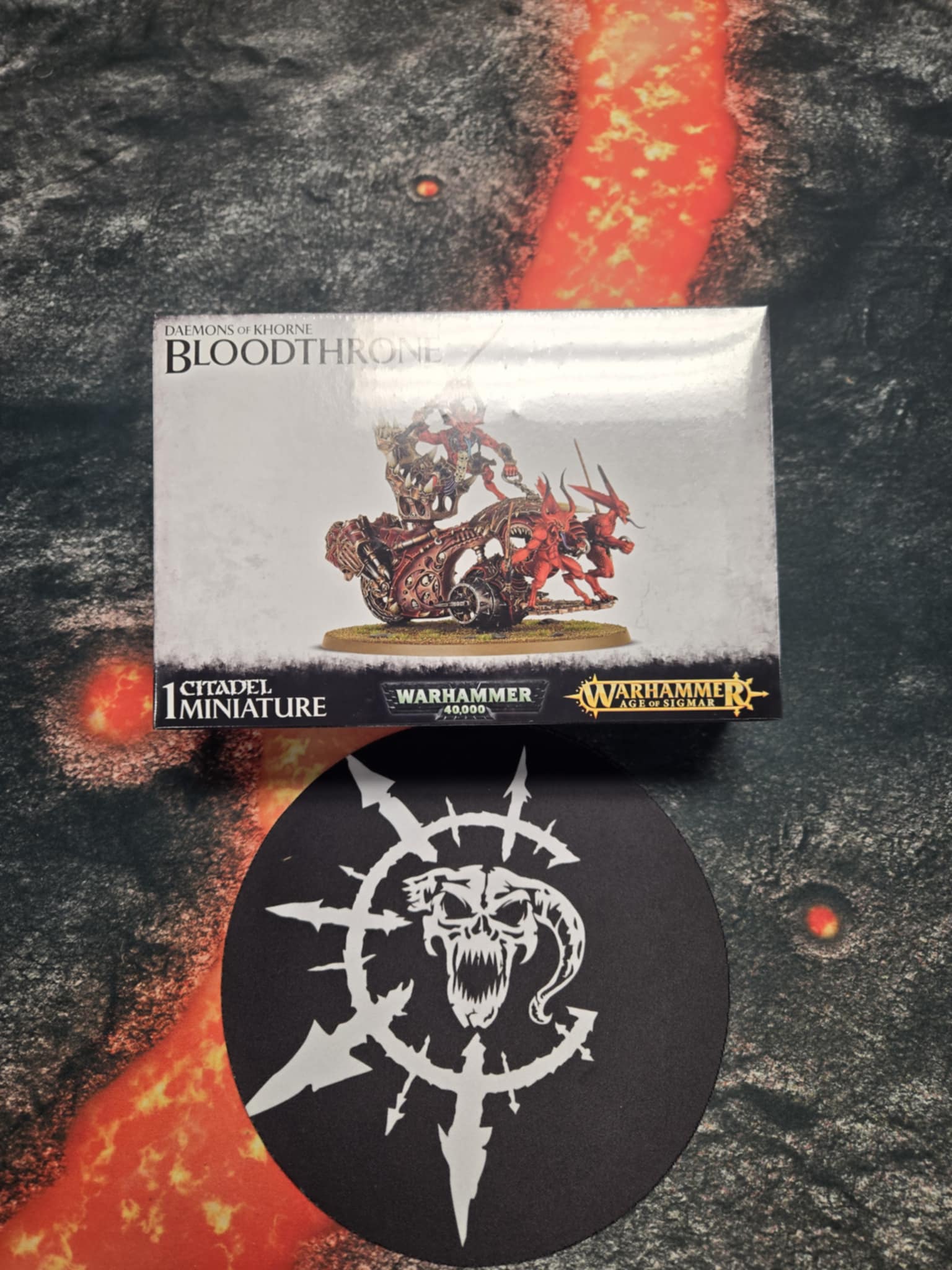 Daemons Of Khorne Skull Cannon / Blood Throne of Khorne / Rendmaster ...